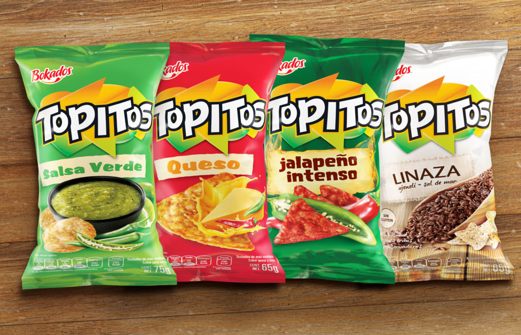 Topitos tortilla chips | Perspective Branding